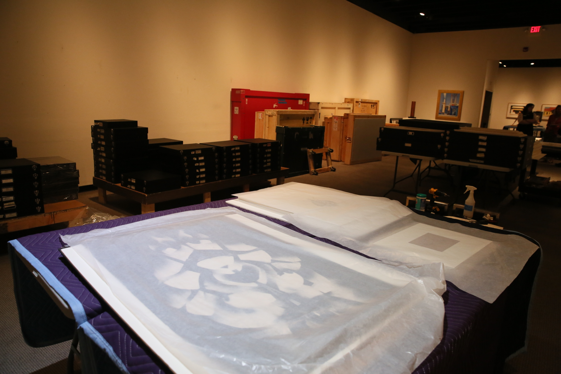 Numerous steps go into diligently cataloging, packing Muscarelle Museum ...