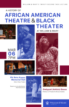 Tack Lecture to explore history of African American theatre, Black ...